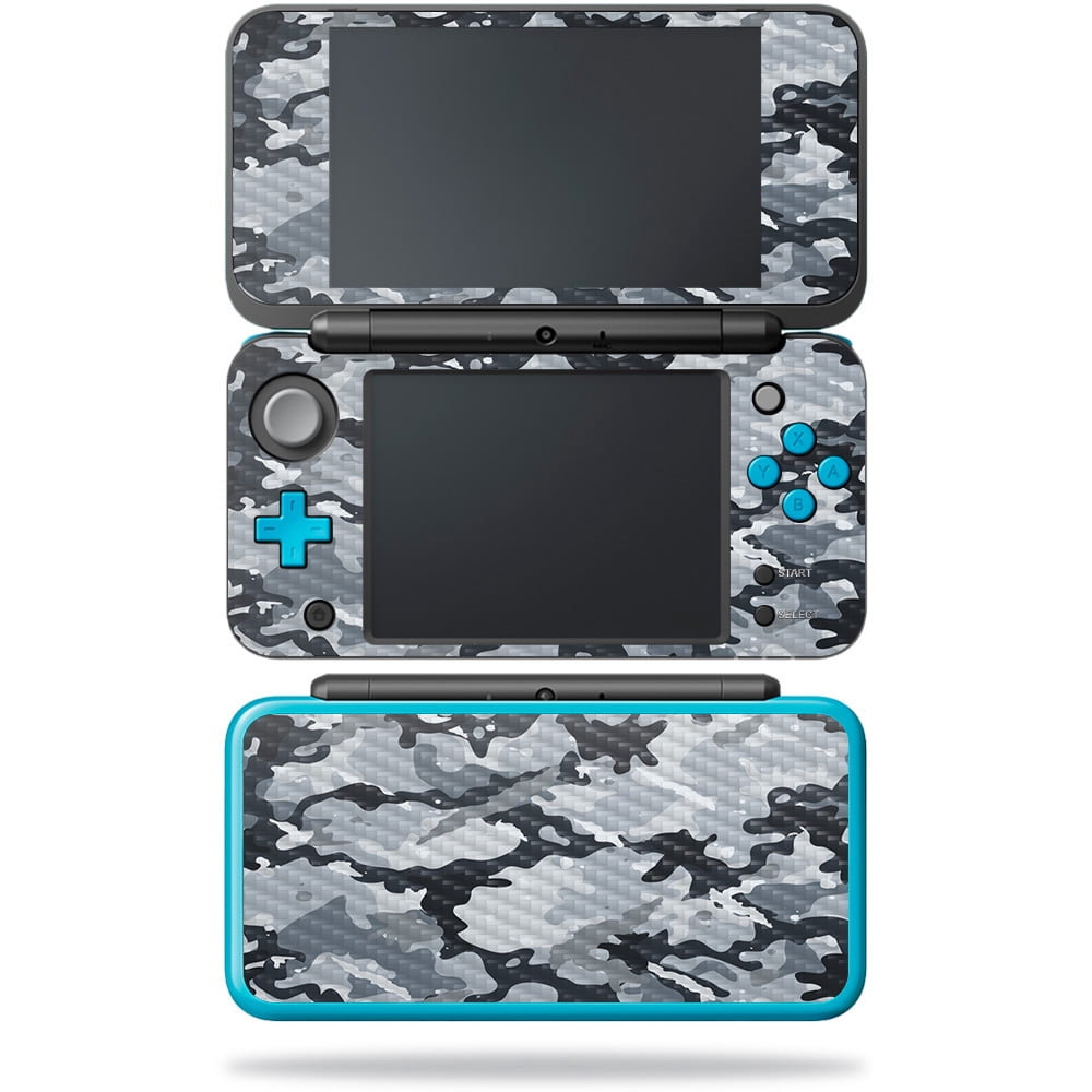 Carbon Fiber Skin Compatible With Nintendo New 2DS XL Gray Camouflage ...