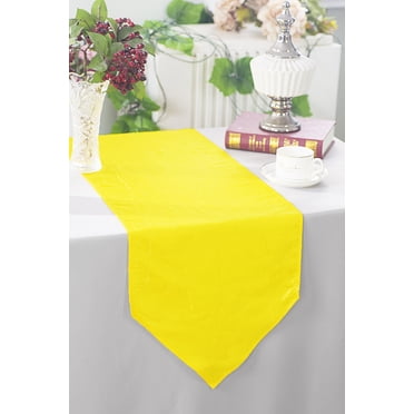 Wedding Linens Inc. 12"x108" Sequin Taffeta Table Runner for Wedding ...