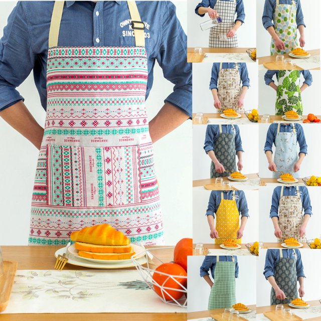 Travelwant Kitchen Cooking Aprons, Adjustable Bib Aprons, Water Oil ...