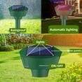 2 Pack Solar Mole Repeller Gopher Deterrent Outdoor Groundhog Repellent ...