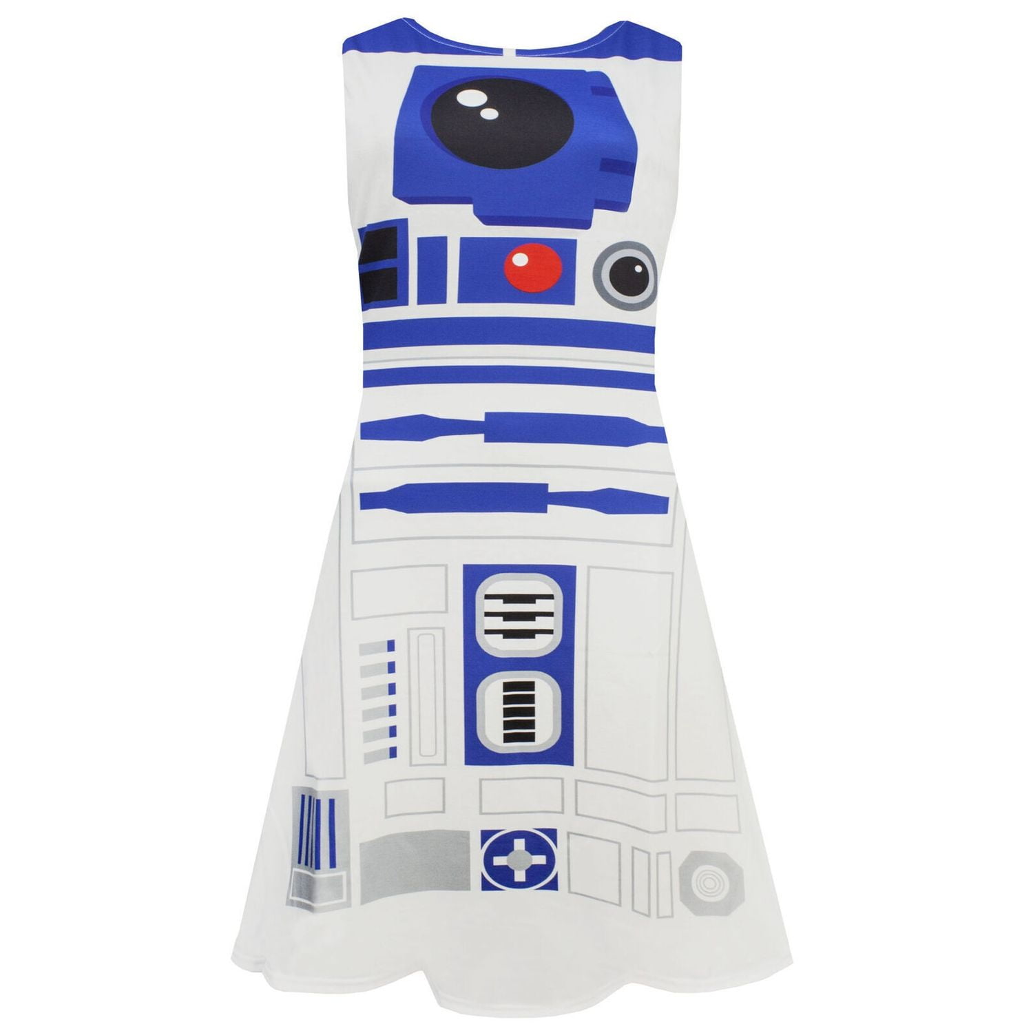 Click here for Star Wars Womens R2-D2 Cosplay Skater Dress L prices