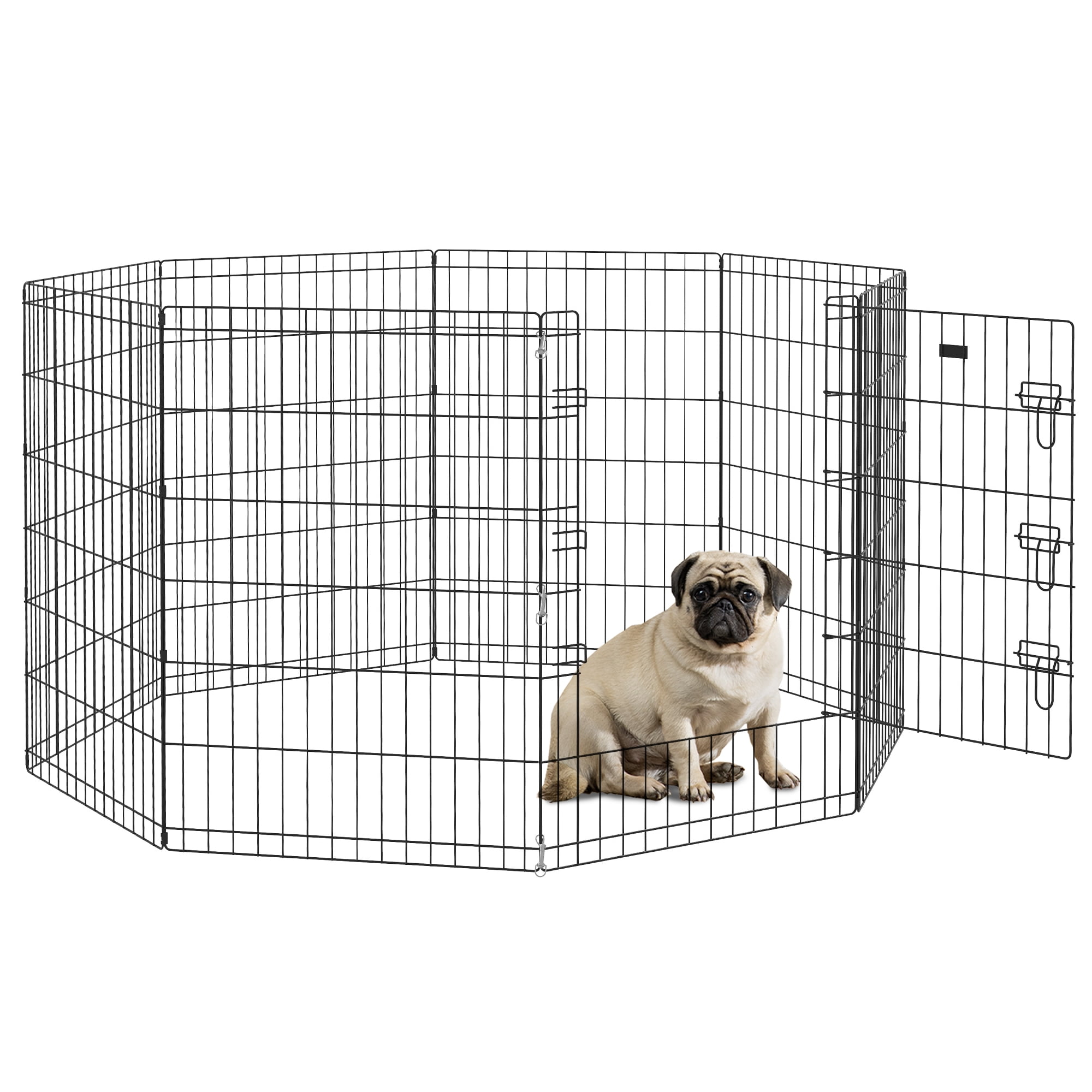 Click here for Pawhut Foldable Metal Exercise Pet Playpen Yard Do... prices