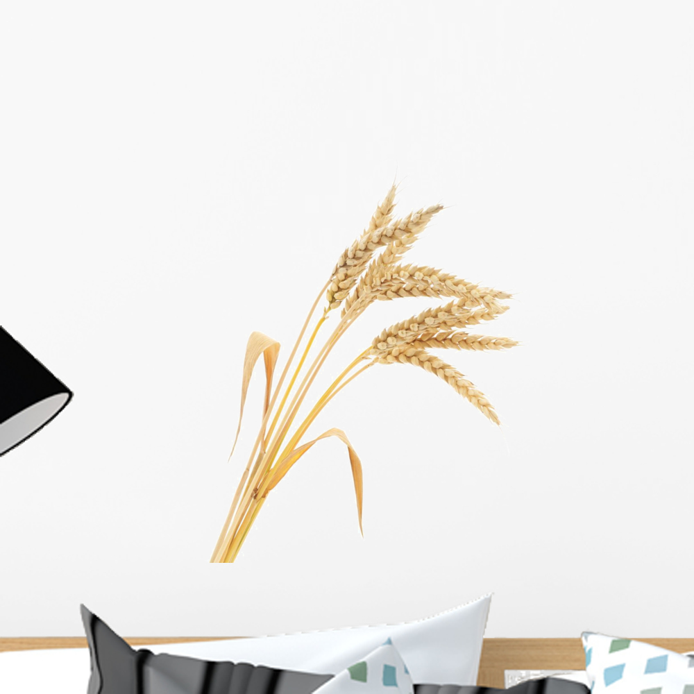 Wheat Bunch Wall Decal by Wallmonkeys Peel and Stick Graphic (18 in H x ...