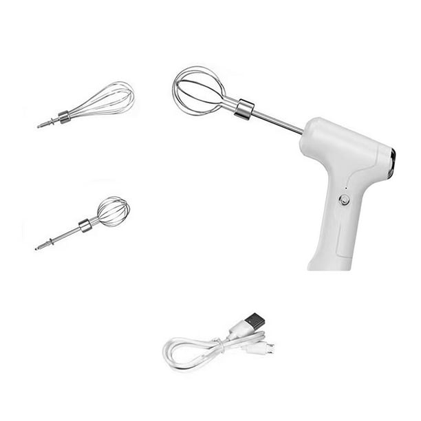 ABS Electric Eggbeater Low Noise Portable Wireless Adjustable Mixer ...
