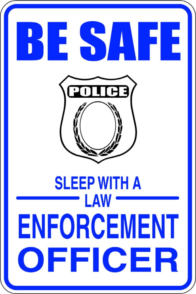 Wall Design Pieces Be Safe Police Boys Bed Room 9 X18" - Walmart.com