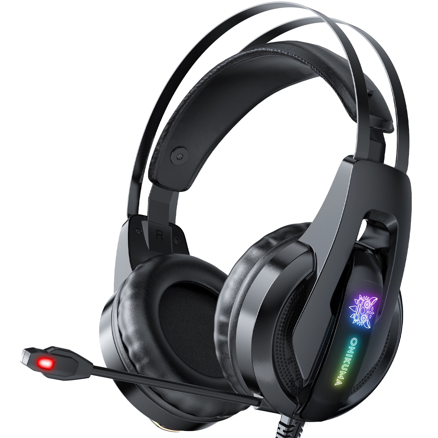 ONIKUMA K16 Wired Headphones With Microphone Gaming Headsets LED RGB ...