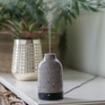 Airome 100 mL Ultrasonic Essential Oil Diffuser, Jasmine, Grey ceramic ...