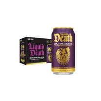 Liquid Death, Cherry Obituary, Cherry-Flavored Sparkling Water, 8-Pack ...