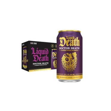 Liquid Death, Deathberry Inferno, Strawberry Lava Flavored Sparkling ...