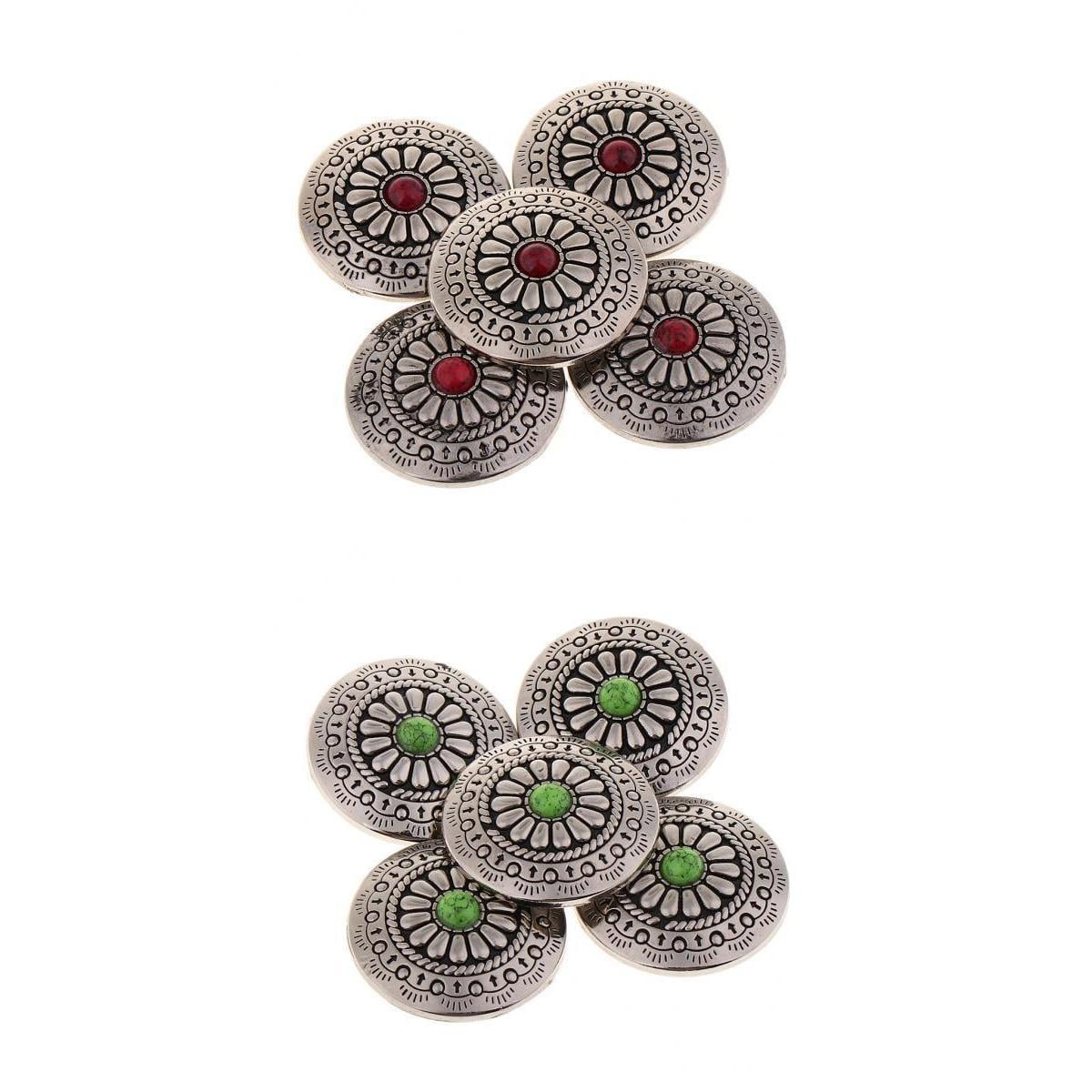 10 Pieces Sewing Buttons Flower Button Rivets DIY - Walmart.com