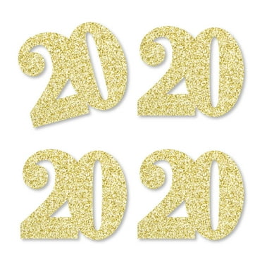 Big Dot of Happiness Gold Glitter 21 - No-Mess Real Gold Glitter Cut ...