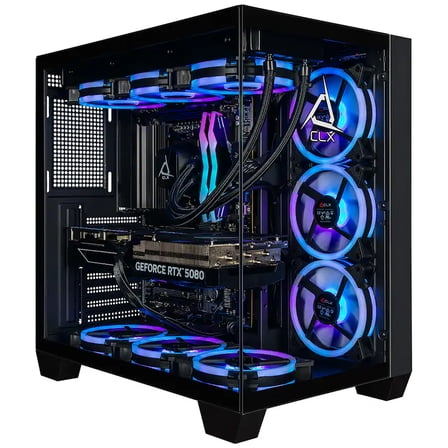 ABS Eurus Black Gaming PC, Ryzen 7 9800X3D, GeForce RTX 5080, 32GB DDR5 ...