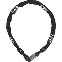 Chain Lock - Steel-O-Chain 4804C/110 black combo - 110cm length / 4mm diameter square - Walmart.com