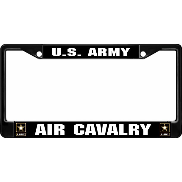 U.S. Army Air Cavalry Black License Plate Frame - Walmart.com