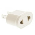 US American Travel Adapter 2 pin European EU To US Plug Power Adapter ...