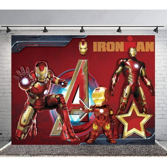 Superhero Avengers Backdrop Banner Party Supplies Poster Movie Theme ...