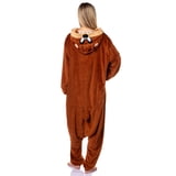Looney Tunes Mens' Tasmanian Devil Taz Hooded Union Suit Costume Sleep ...