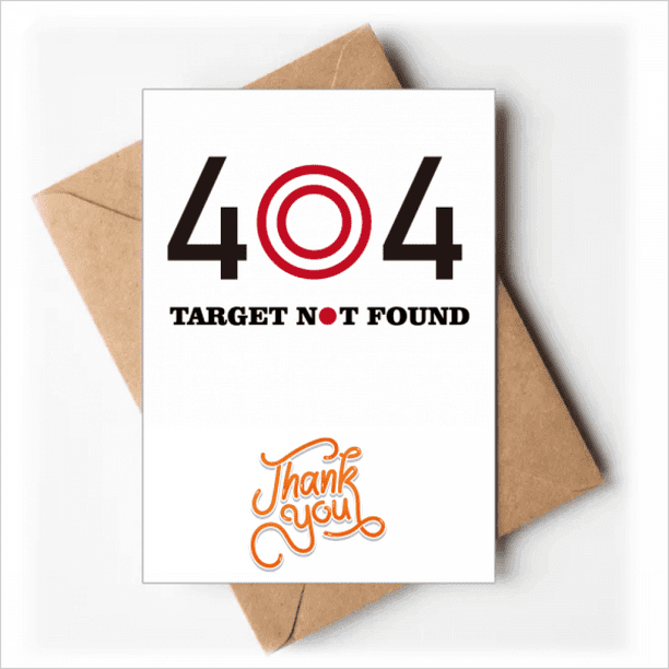 Bull Eye Miss Target Aim Art Deco Fashion Thank You Cards Envelopes ...