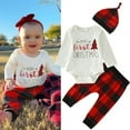 Cathalem Baby 1st Christmas Elf Snowman Christmas Tree Romper Set ...