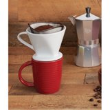 Fino Flexible Mesh Reusable Coffee Filter, Number 4-Size, Brews 8 to 12 ...