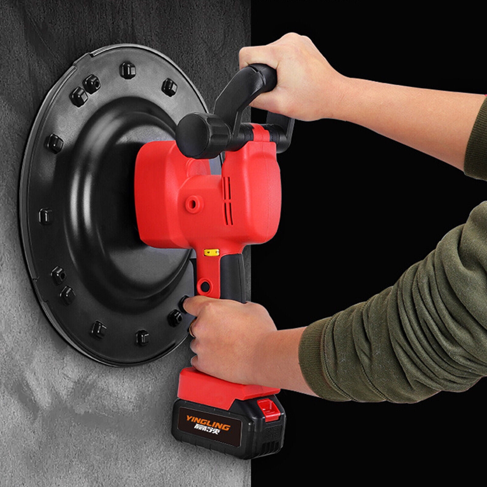 FETCOI 110V Electric Concrete Cement Mortar Trowel Wall Plaster ...