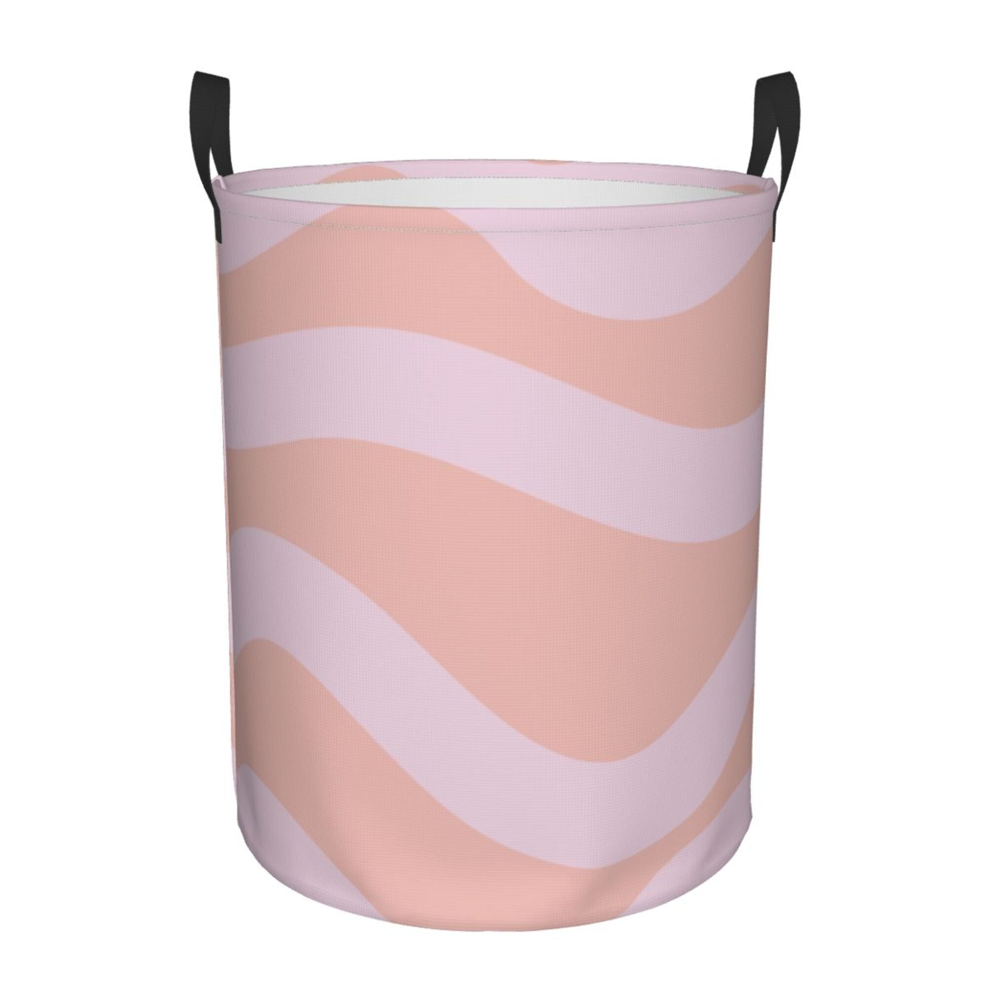 DouZhe Waterproof Collapsible Large Laundry Baskets, Wavy Lines Waves ...
