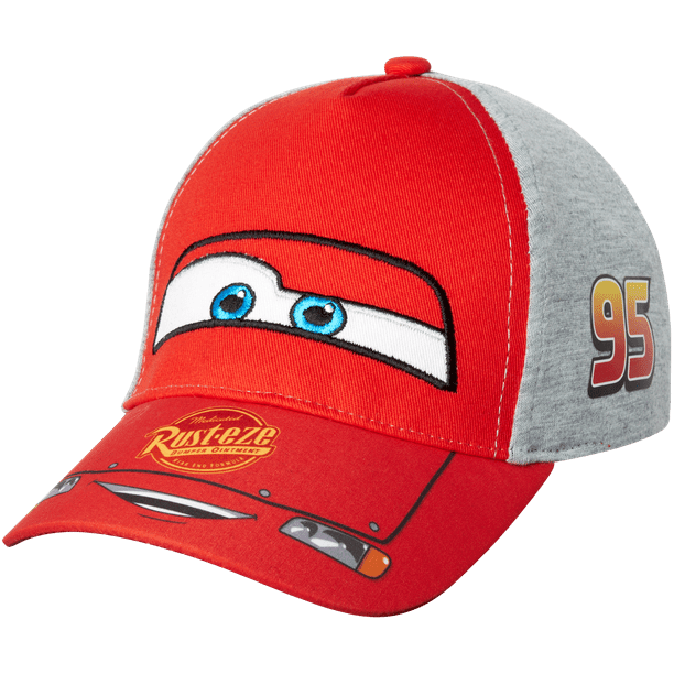 Disney Pixar Boys’ Cars Lightning McQueen Hat - Piston Cup Baseball Cap ...