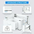 2 Pack Inlife Heavy-Duty Laundry Pedestals: Stackable Washer and Dryer ...