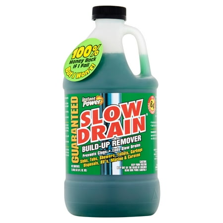 Instant Power Slow Drain Build-Up Remover, 67.6 fl oz - Walmart.com