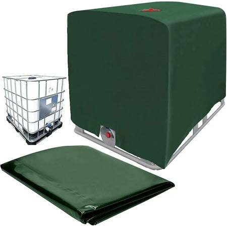 IBC Tank Cover, IBC Green Container Cover, 1000L Water Tank Green ...