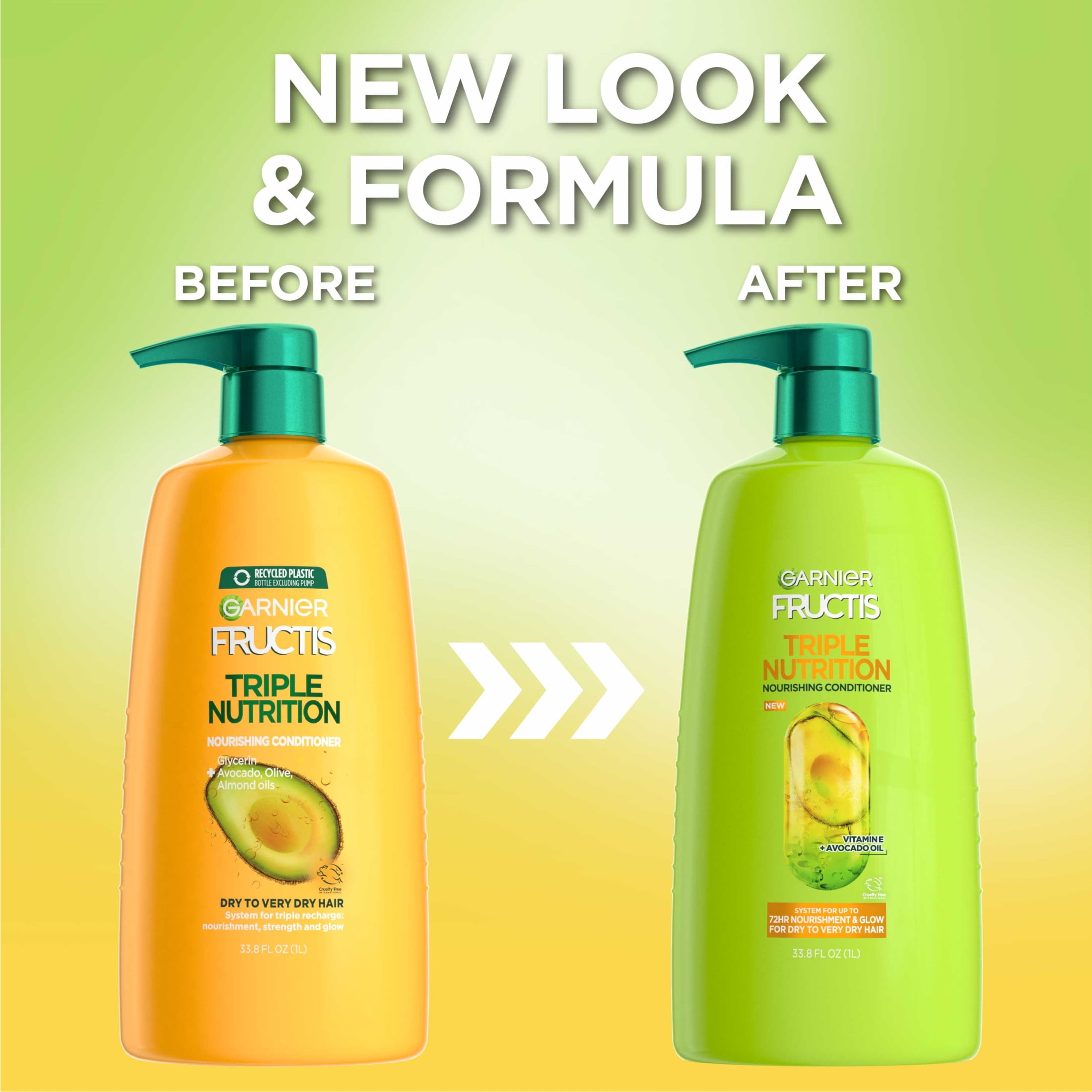 Garnier Fructis Triple Nutrition Fortifying Conditioner with Avocado ...