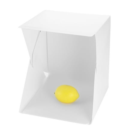Portable Folding Studio Diffuse Soft Box With LED Light Black White ...