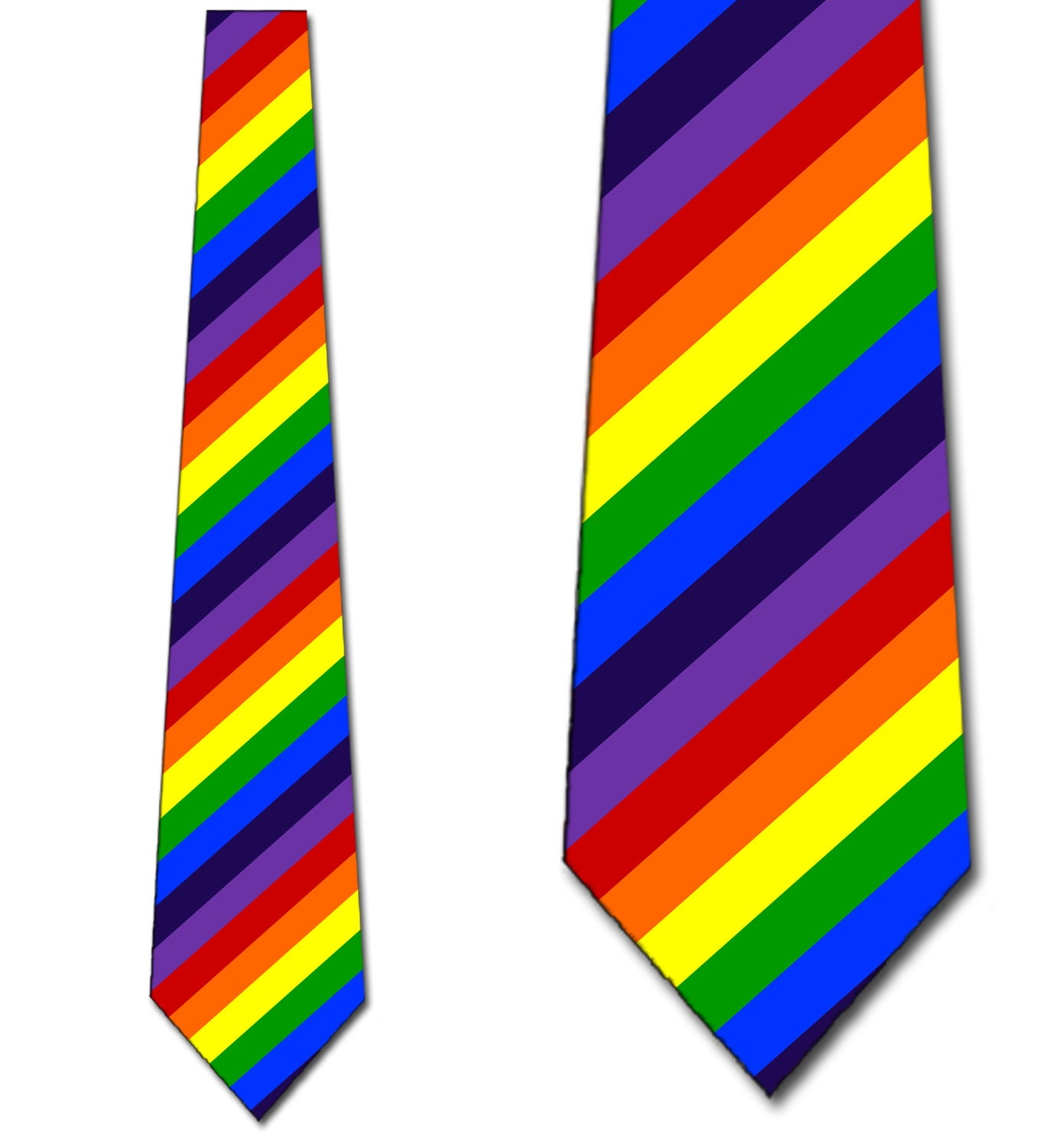Flag Ties Mens Rainbow Pride Flag Necktie by Three Rooker - Walmart.com