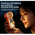 Mini Handheld Fan USB Rechargeable – Portable Pocket Blower with Strong ...