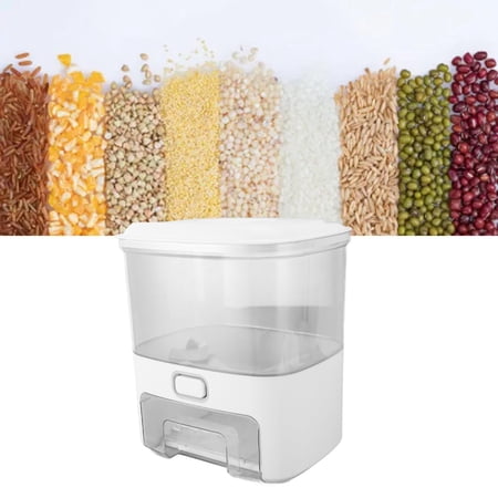 Rice Dispenser Press Type Grain Container For Various Grains Red Beans ...