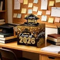 Class of 2026 Graduation Money Pull Surprise Cash Box in Black Gold or ...