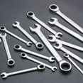 Double Head Ratchet Wrench Keys Combination Spanner Wrench for Car ...