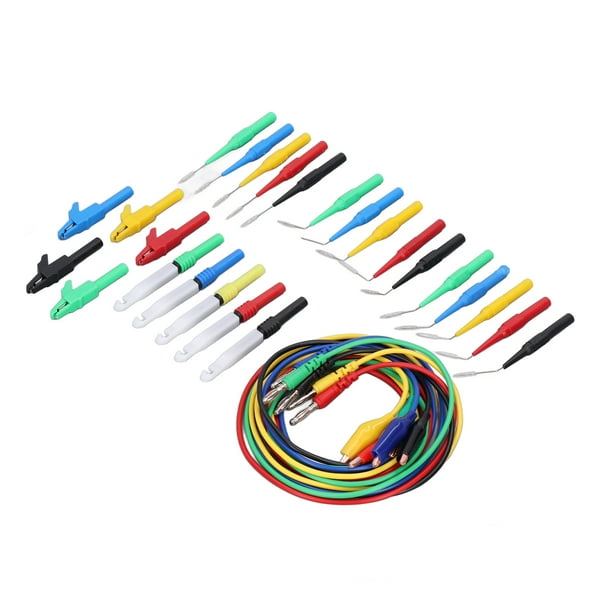 Banana Plug Test Leads Kit, Conductivity 4mm Banana Plug Kit 30 Pieces ...