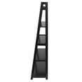 Winsome Wood Adam 5-Tier A-Frame Shelf, Black Finish - Walmart.com