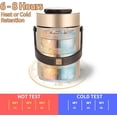 67oz Upgraded for Hot , 3-Layer Stackable , Soup Jar with Insulated Bag ...