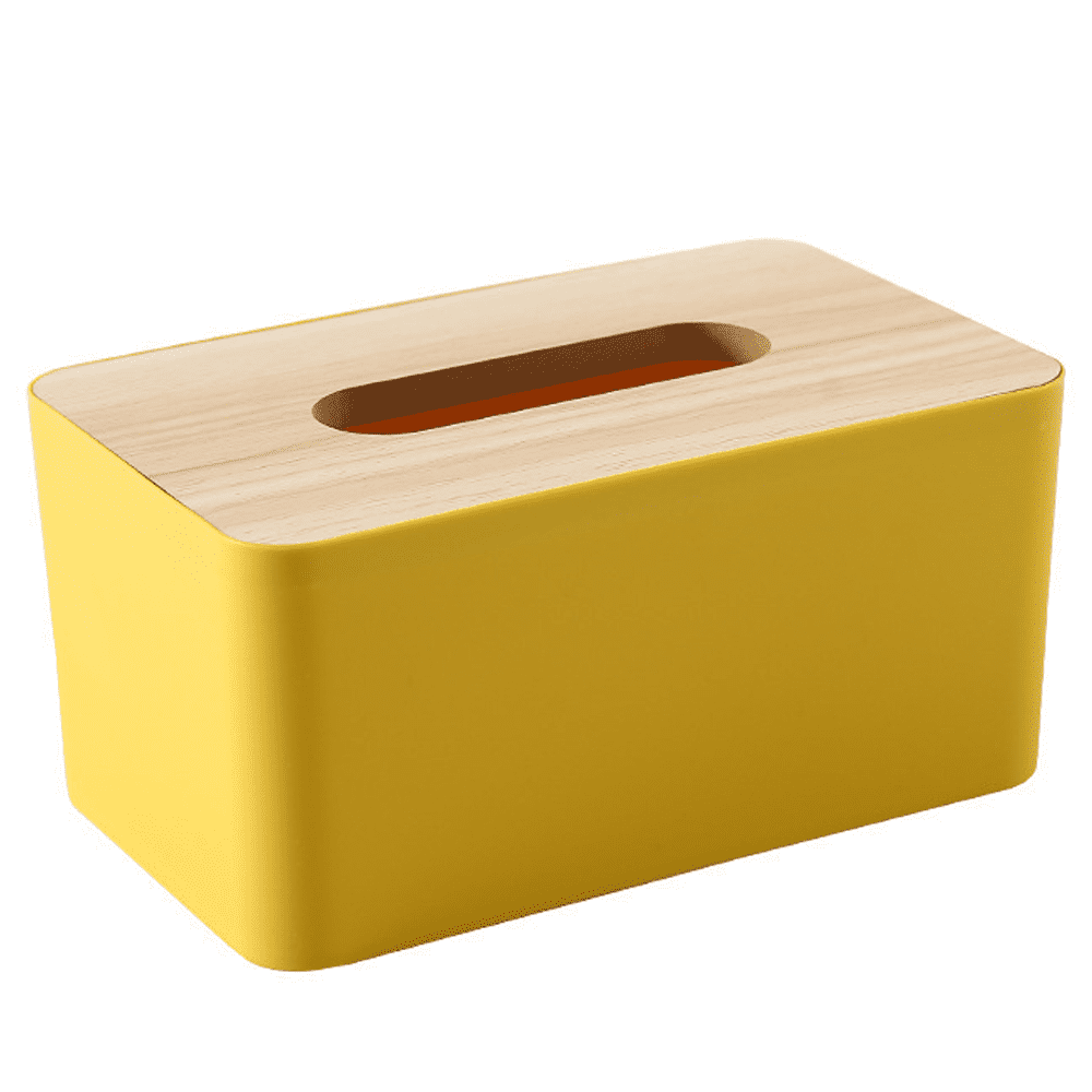 Bulking Wood Tissue Box Cover for Disposable Paper Facial Tissues ...