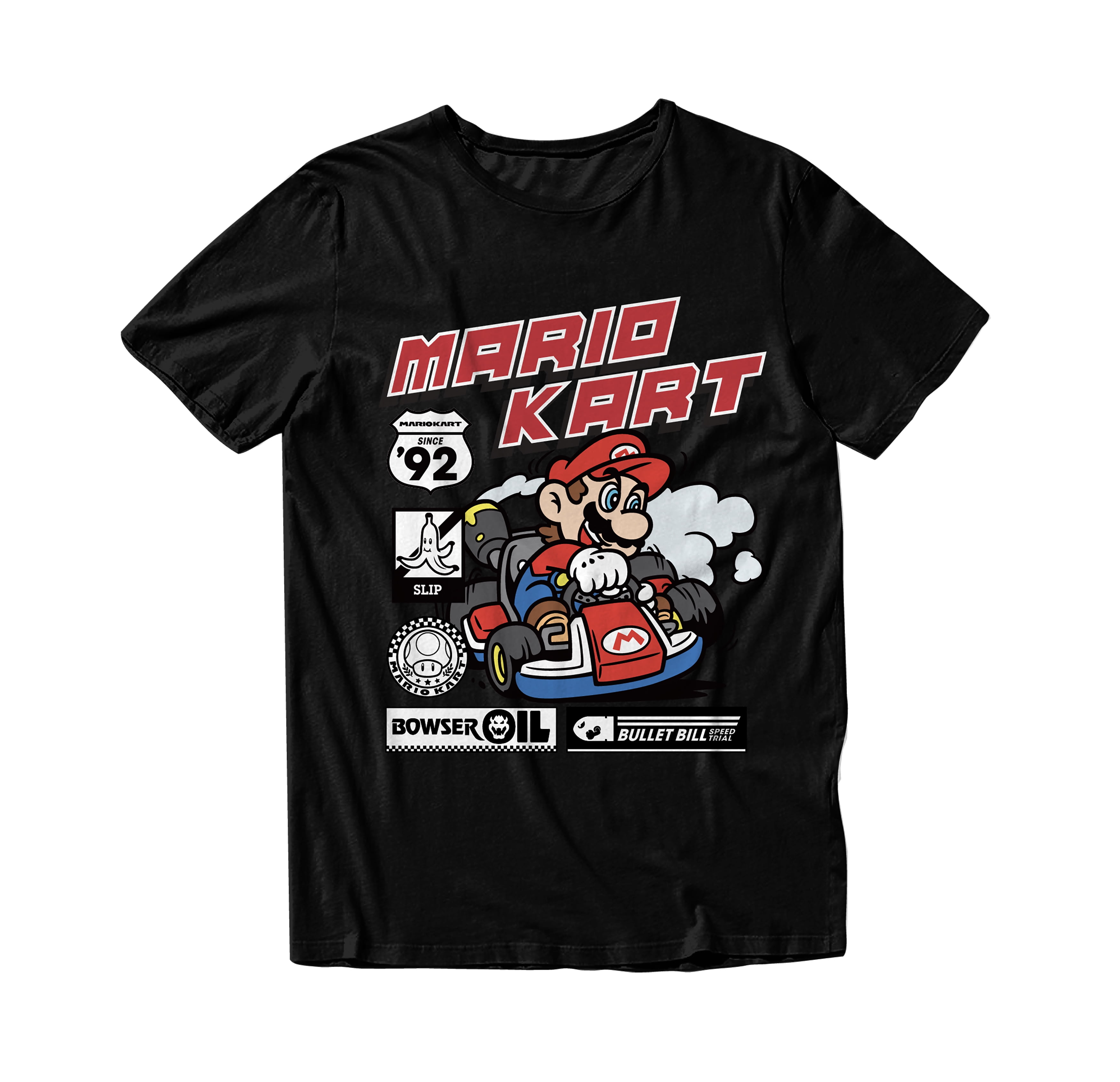 Nintendo Mario Kart Super Mario Mens and Womens Short Sleeve T-Shirt ...