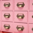 16 Drawer Desktop Organizer Library Card Catalog Cabinet Wood Multi ...