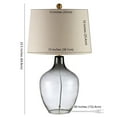 SAFAVIEH Larzen 25.5 in. H Glass Table Lamp, Ombre Grey - Walmart.com