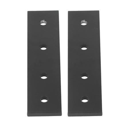 2PCS 4 Hole Connecting Plate Aluminum Alloy Flat Plates Heavy Duty ...