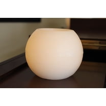 EcoGecko 5 Inch Wax Sphere LED Flameless Candle with 5 Hour Timer ...
