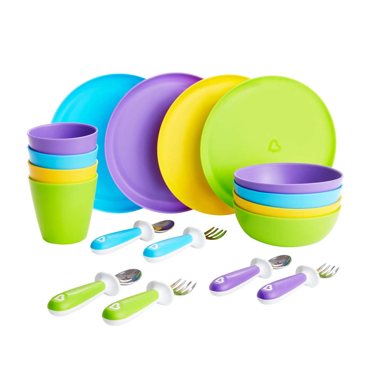 Munchkin 18-Piece Kids’ Dining Set - Walmart.com Munchkin 18-Piece Kids’ Dining Set - Walmart.com