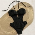 NTACZA One Piece Swim Suits Women Monokini Bikini Bathing Suit Cut Out ...