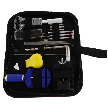 37 Pieces Watch Repair Tool Kit Battery Back Case Opener Spring Pin ...
