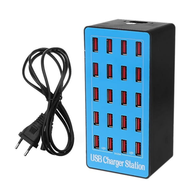 Enchufe adaptador de corriente para cargador de pared, concentrador USB de carga rápida rápida ...